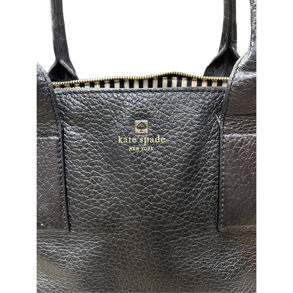Kate Spade Lydia Southport Avenue Black Leather Tote … - Gem